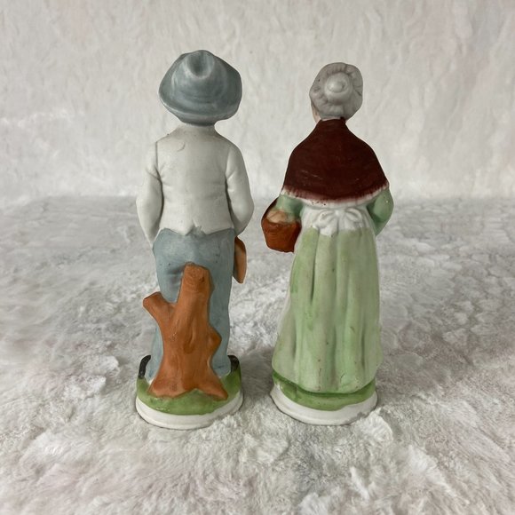 Vintage | Accents | Vintage Pair Farming Grandma Grandpa Porcelain ...